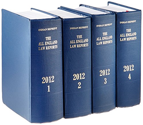 The All England Law Reports 4 Volume Set by Karen Widdicombe Solicitor ...