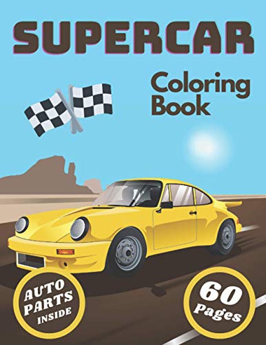 Supercar Coloring Book: Cars and Cars Part for Car Fun and Lover by ...
