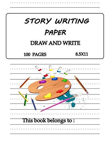 Story writing paper(draw and write): Primary Composition Half Page for ...