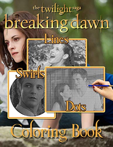 Breaking Dawn Dots Lines Swirls Coloring Book: Excellent Color Puzzle ...