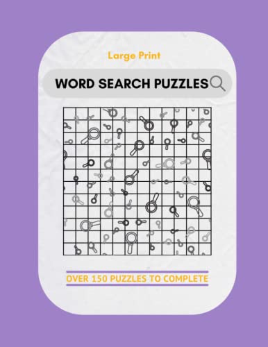 1905S Large Print Word Search Puzzles: Over 150 Puzzles to Complete ...