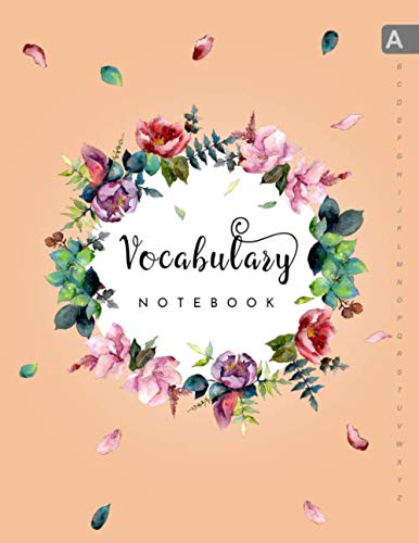 Vocabulary Notebook: 8.5 x 11 Notebook 3 Columns Large | A-Z ...