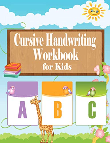 Cursive Handwriting Workbook for kids: Cursive Handwriting Workbook for ...