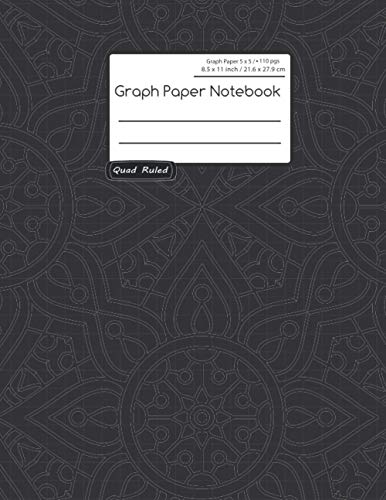Graph Paper Notebook: Quad ruled Composition graph Notebook , 110 graph ...