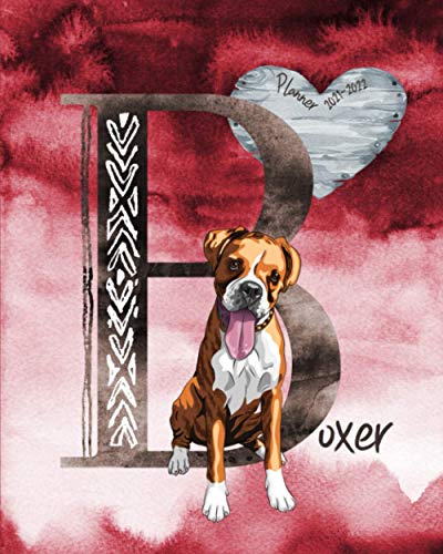 Boxer Planner 2021-2022: Daily, Weekly and Monthly Boxer Planner ...