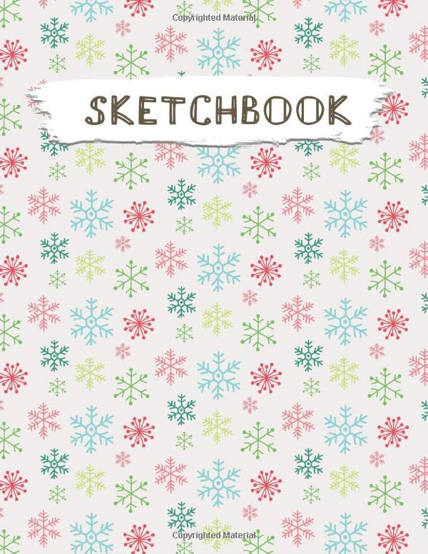 Sketchbook: Christmas Pattern Practice Drawing, Paint, Write, Doodle ...