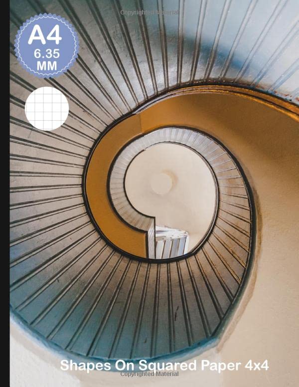 Shapes On Squared Paper: Each side measures 6.3 mm – 4x4: A4 Graphical ...