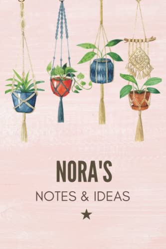 Nora's Notes And Ideas: Personalized Name Journal Gift For Girls And ...