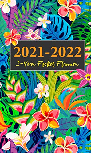 2021-2022 2-Year Pocket Planner: Schedule Organizer for Purse 4 x 6.75 ...