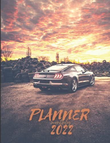 2022 Monthly Weekly Daily Planner: ar In Cover | Racing car | Sports ...