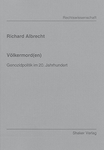 Völkermord(en): Genozidpolitik im 20. Jahrhundert by Richard Albrecht ...