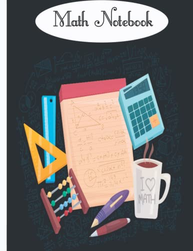 Math Notebook: 1 Cm Squares Graph Paper Math Composition Notebook for ...