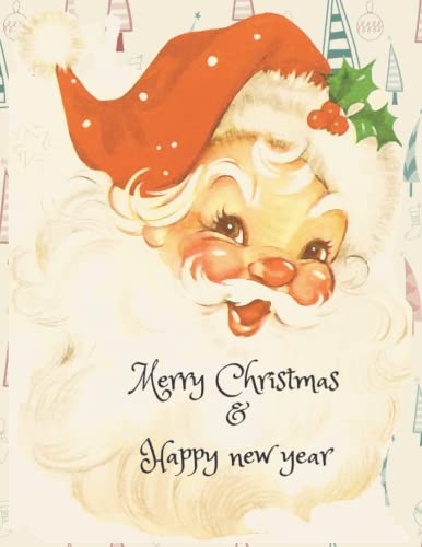 Christmas Notebook: Santa Claus Design Notebook - for Girls Boys Kids ...