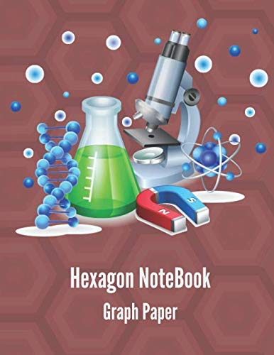 Hexagon Graph Paper: Small Hexagons 1/4 inch, 8.5 x 11 Inches Hexagonal ...