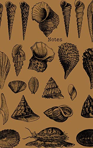 Notes: Small Vintage Style Shell Notebook Journal, 5" x 8" 100 lined ...