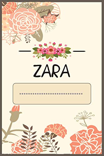 Zara Journal: Personalized name journal for Women/Girls, personalized ...