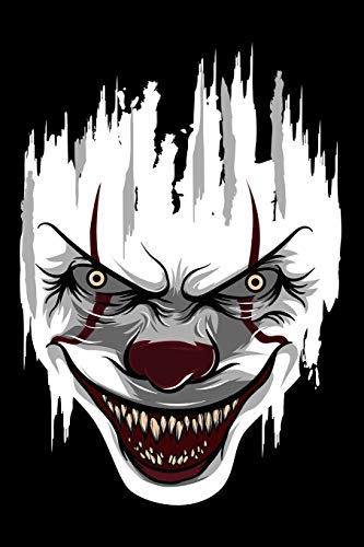 Journal: Halloween Killer Clown Mime Harlequin Scary Clowns Black Lined ...