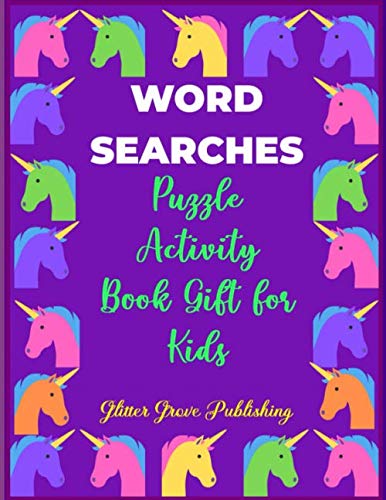 Word Searches Puzzle Activity Book Gift for Kids: Large-Print Word ...