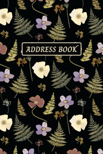 Address Book: Tabbed A5 address book in alphabetical order perfect for ...