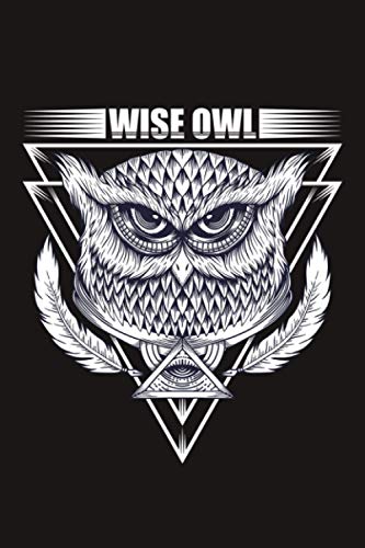 Wise Owl: Funny Cute Owl Lined Composition Notebook, Journal, Planner ...
