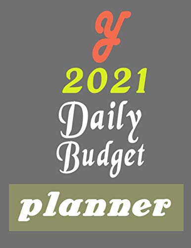 2021 Daily Budget Planner: monogram initial lettre Y Expense Finance ...