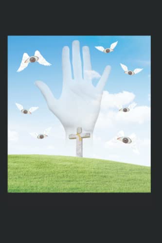 Weirdcore Aesthetic Cloud Hand Christian Cross: Weekly Planner 6x9 For ...