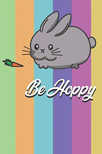 Be Hoppy: Cute Kawaii Bunny Notebook or Journal by Pretty In Print ...