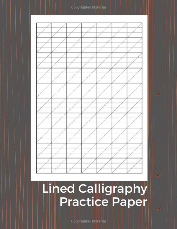 Lined Calligraphy Practice Paper: Calligraphy Paper Pad For Beginners ...