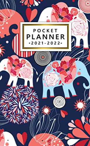 Pocket Planner 2021-2022: Two-Year 24 Month Organizer Calendar Agenda ...