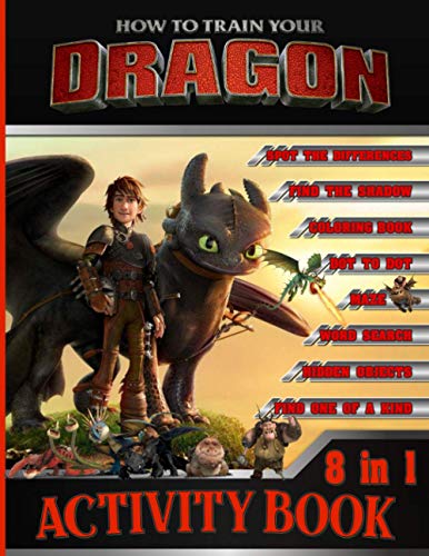 How To Train Your Dragon Activity Book: Color Wonder Relaxation Find ...