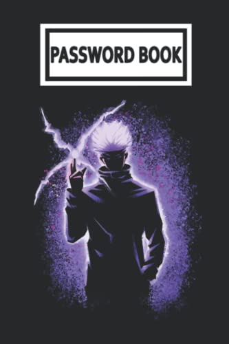 Password Book: Gojo Sensei Purple Jujutsu Kaisen Anime Manga Password ...