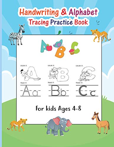 Handwriting & Alphabet Tracing Practice Book For Kids: Alphabet Tracing ...