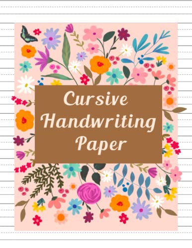 Cursive handwriting paper.: Penmanship paper for cursive writing ...