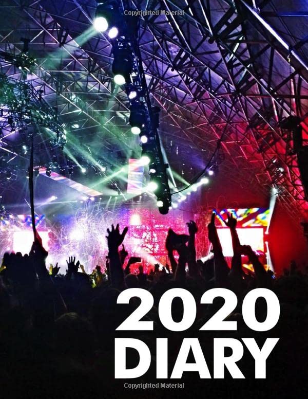 2020 DIARY: YEAR CALENDAR, DIARY, NOTES, MONTHLY CALENDAR WITH BOXES ...