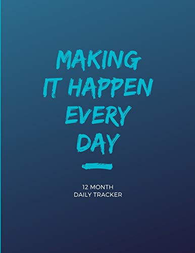 12 Month Self Care Planner: Making It Happen Every Day Daily Routine ...