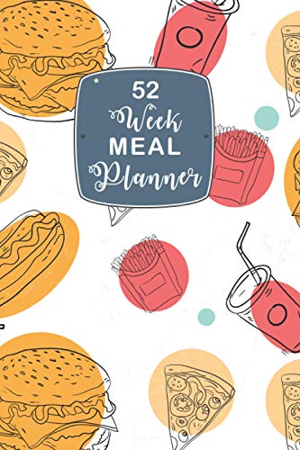 52 Week meal Planner: Floral 52 week planner prep book with daily for ...