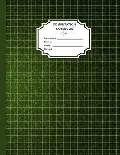 Computation Notebook: Grid Paper/Quad Ruled/Engineering Paper ...