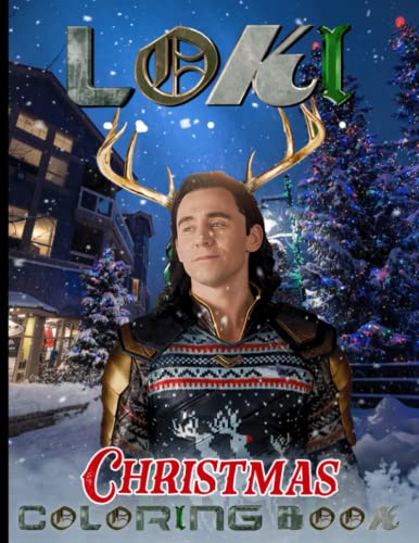 Loki Christmas Coloring Book: Loki Christmas Impressive Coloring Books ...