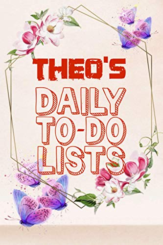 Theo's Daily To Do Lists: Weekly And Daily Task Planner | Daily Work ...