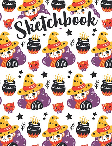 Sketchbook: Halloween Sketch Book For Drawing, Writing, Painting ...