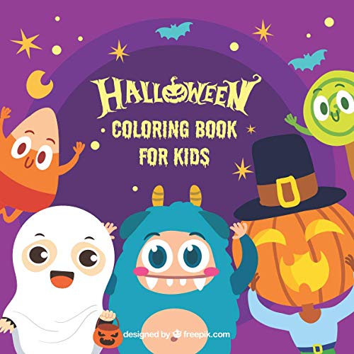 Halloween Coloring Book For Kids: A Collection of Fun and Cute Spooky ...