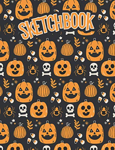 Sketchbook: Halloween Sketch Book For Drawing, Writing, Painting ...