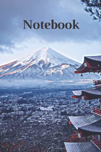 Notebook: Japan Mont Fuji Notebook - Japanese landscape Art Journal ...