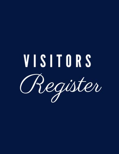 Visitors Register: Activity Log Book for Business – Visitor Sign In and ...