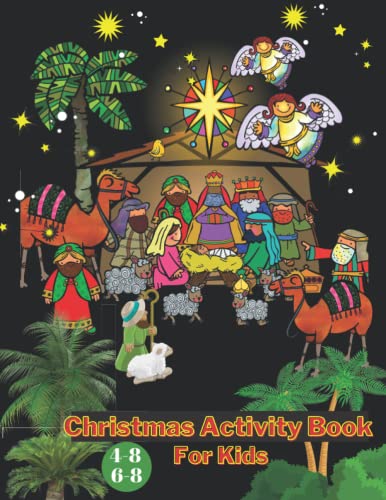 Christmas Activity Book For Kids: Christmas Activity Book For Kids Ages ...