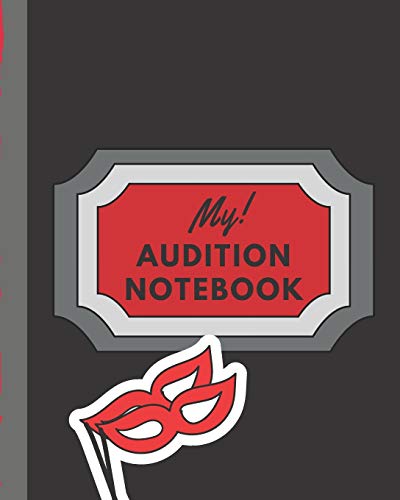 My Audition Notebook: Thespian Notes | Actor's Journal | Theater Nerds ...
