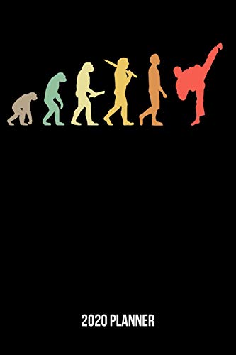 2020 Planner: Retro Karate Evolution Weekly & Monthly Planner 2020 - 52 ...