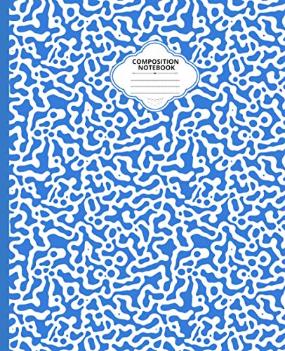 Marble Composition Notebook: White Cute Marble Style Cover Composition ...