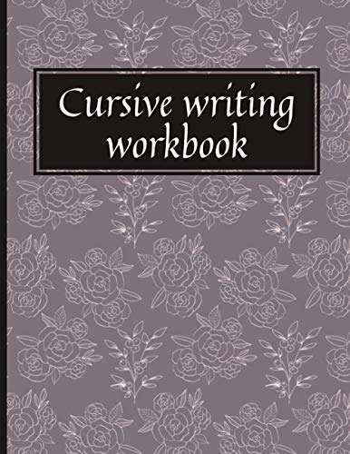 Cursive Writing Workbook: Letter Tracing Worksheet For Adults. Modern ...