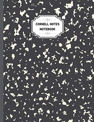 Cornell Notes Notebook: Cornel Note Taking System, Structured Note ...